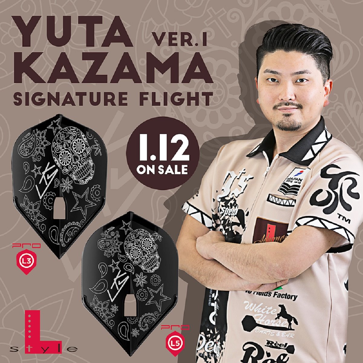 L-Style Signature Flights Kazama Yuta Shape L3 Flights | L2620