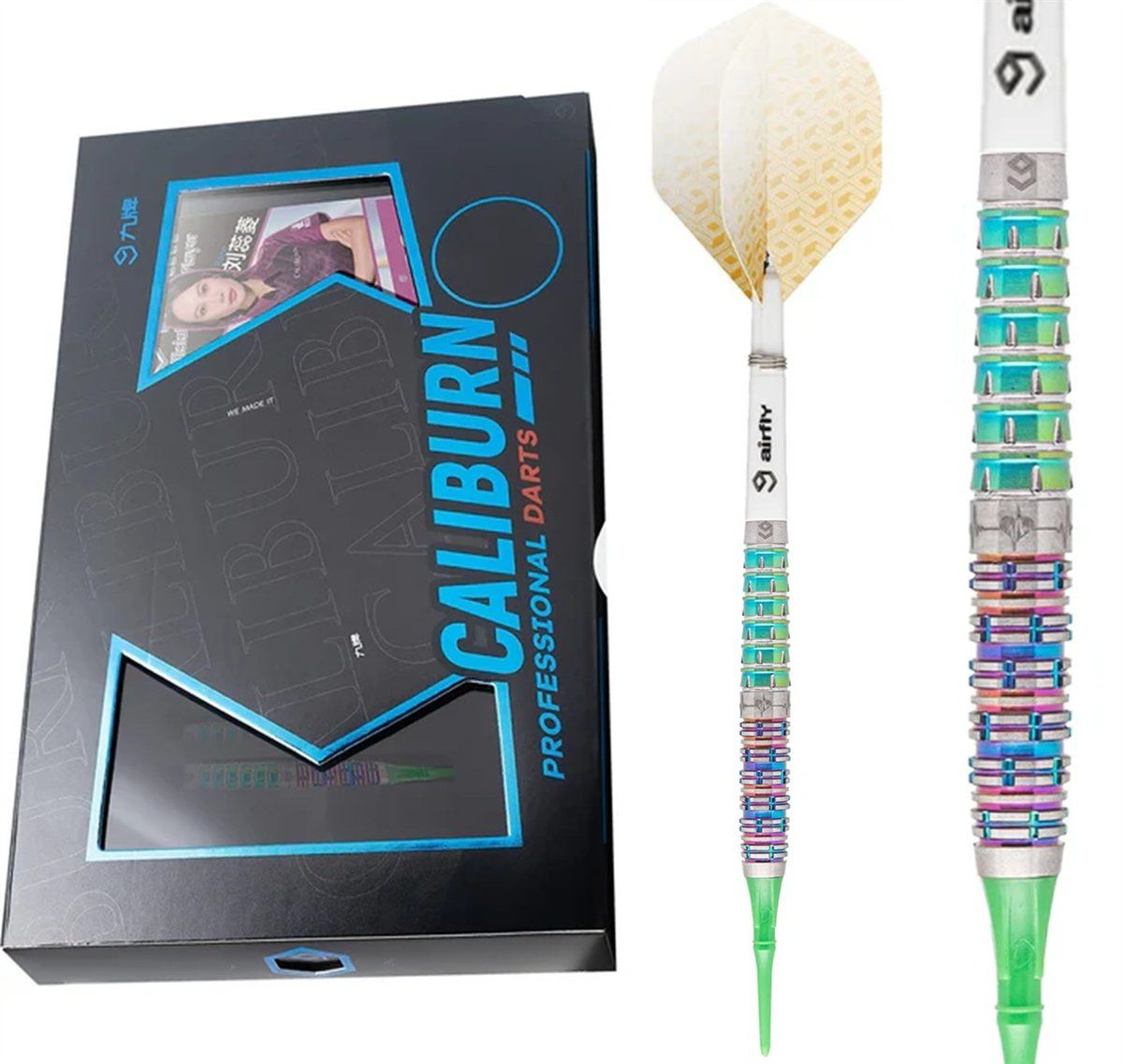 Caliburn Player Darts Raine 90% Softdarts 19/21 Gramm Softdarts | 19 ...