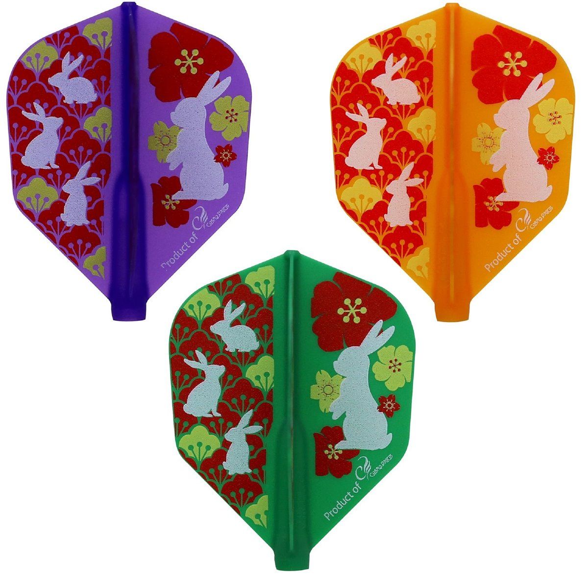 Cosmo Darts Fit Flights Printed Series Flower Rabbit Shape Flights | FF ...