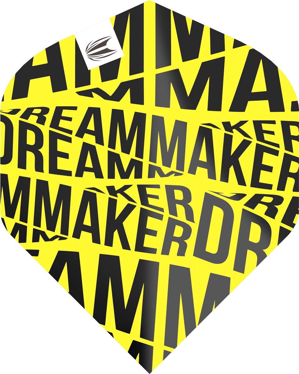 Target Pro Ultra Dart Flights Dimitri van den Bergh Brass Yellow ...