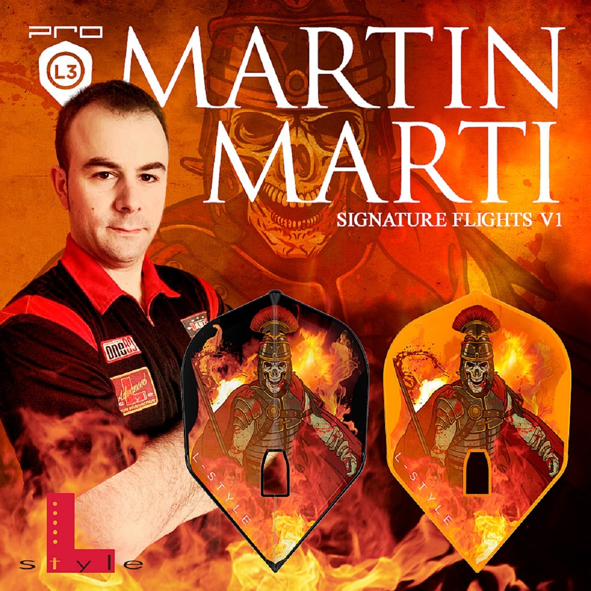 L-Style Signature Flights Pro Martin Marti Shape L3 Flights | L2636
