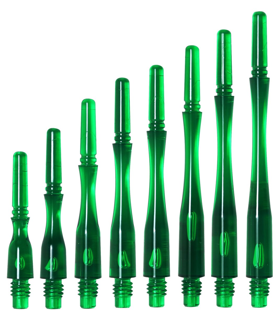 Cosmo Darts Fit Stem Gear Hybrid Locked Green Shafts | 24 mm | FS-H-02-829