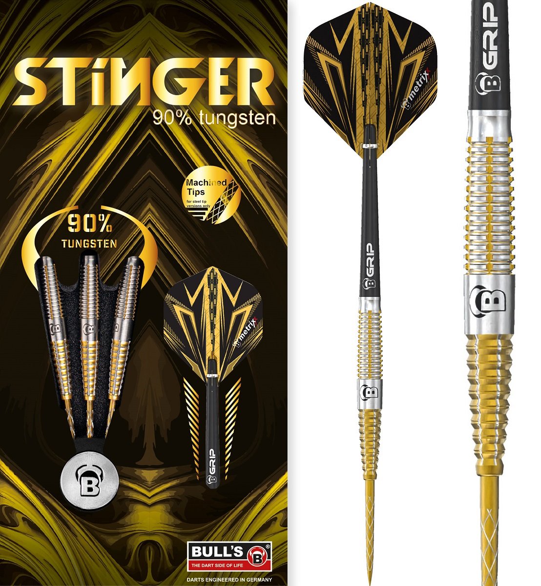 BULL'S Stringer 90% Steeldarts 21/23/25 Gramm Steeldarts | 23 | 14823
