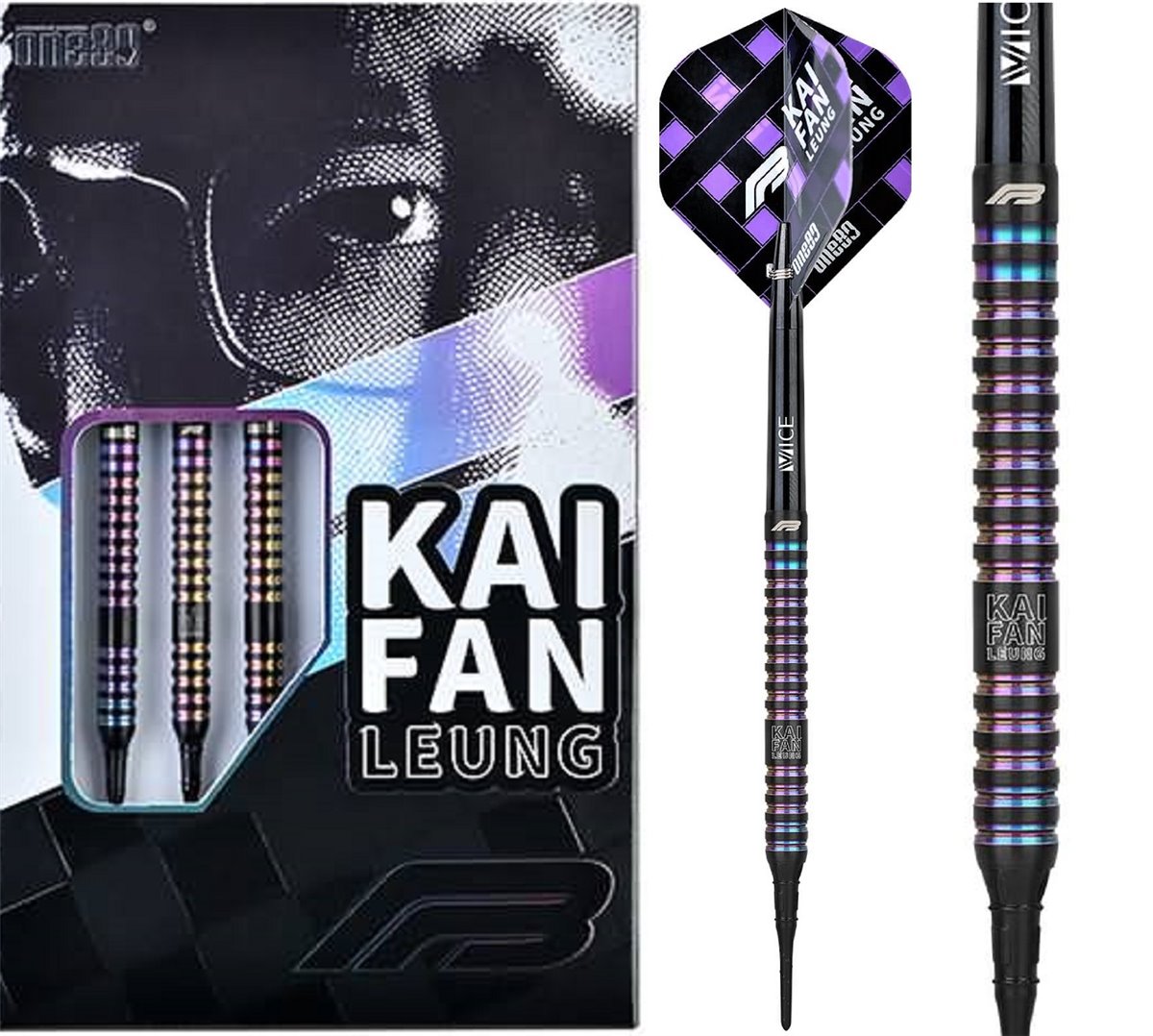One80 FB Kai Fan Leung Signature V2 Softdarts 18/20,5 Gram Softdarts ...
