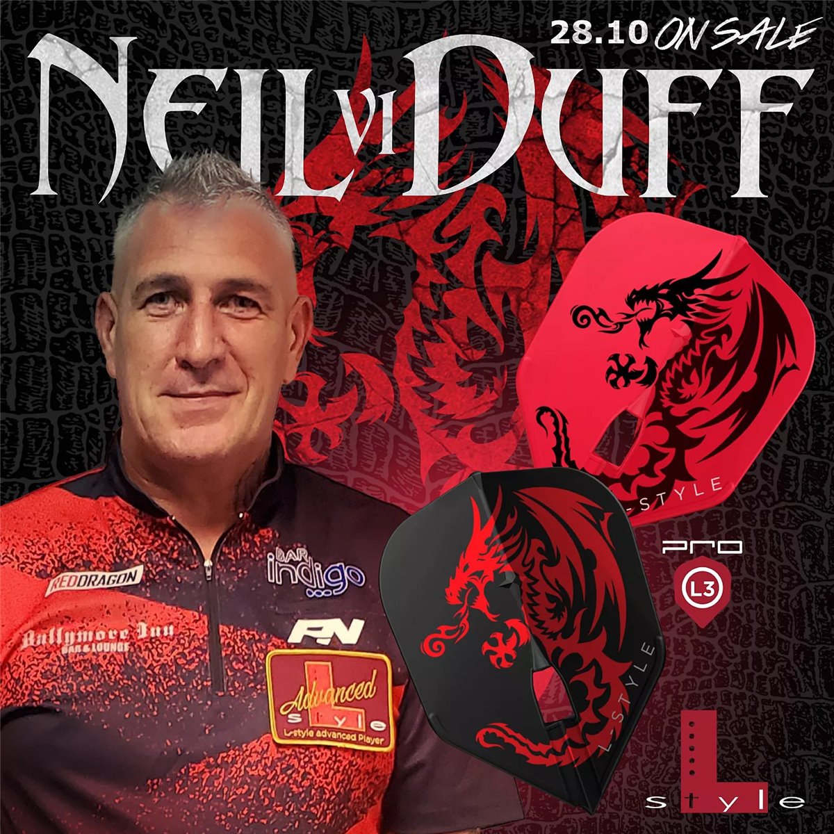 L-Style Signature Pro Flight Neil Duff V1 Shape L3 Flights | L278x