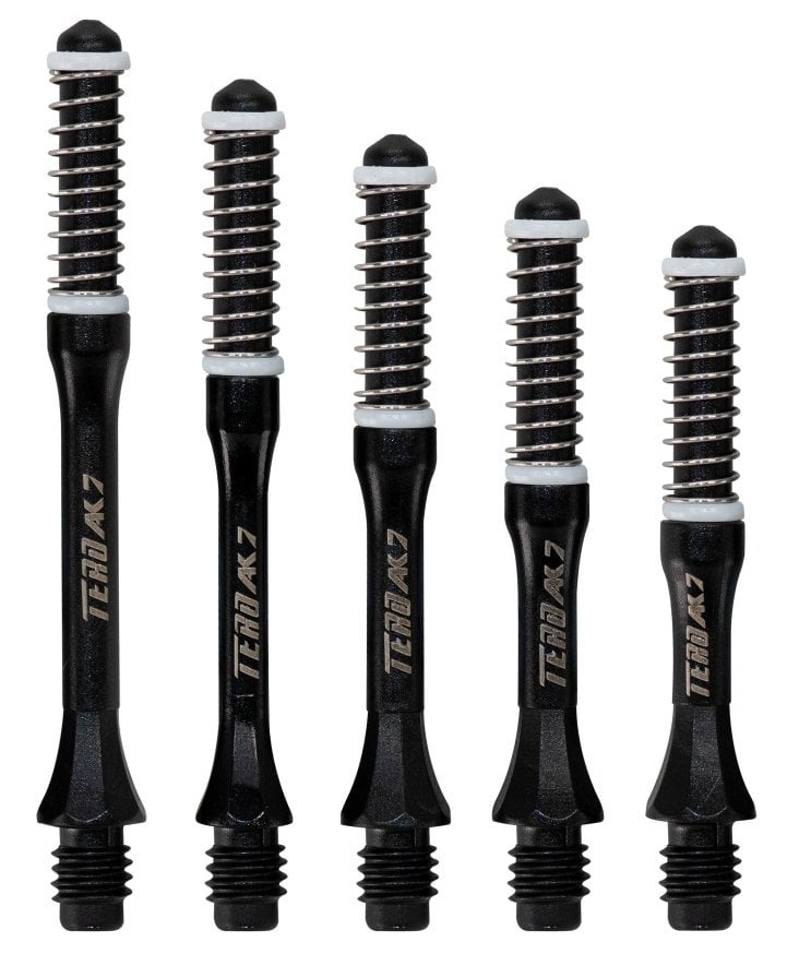 Cuesoul AK7 Tero Slim Dart Shaft Black Shafts | 37 mm | CS-AK7-1XD37