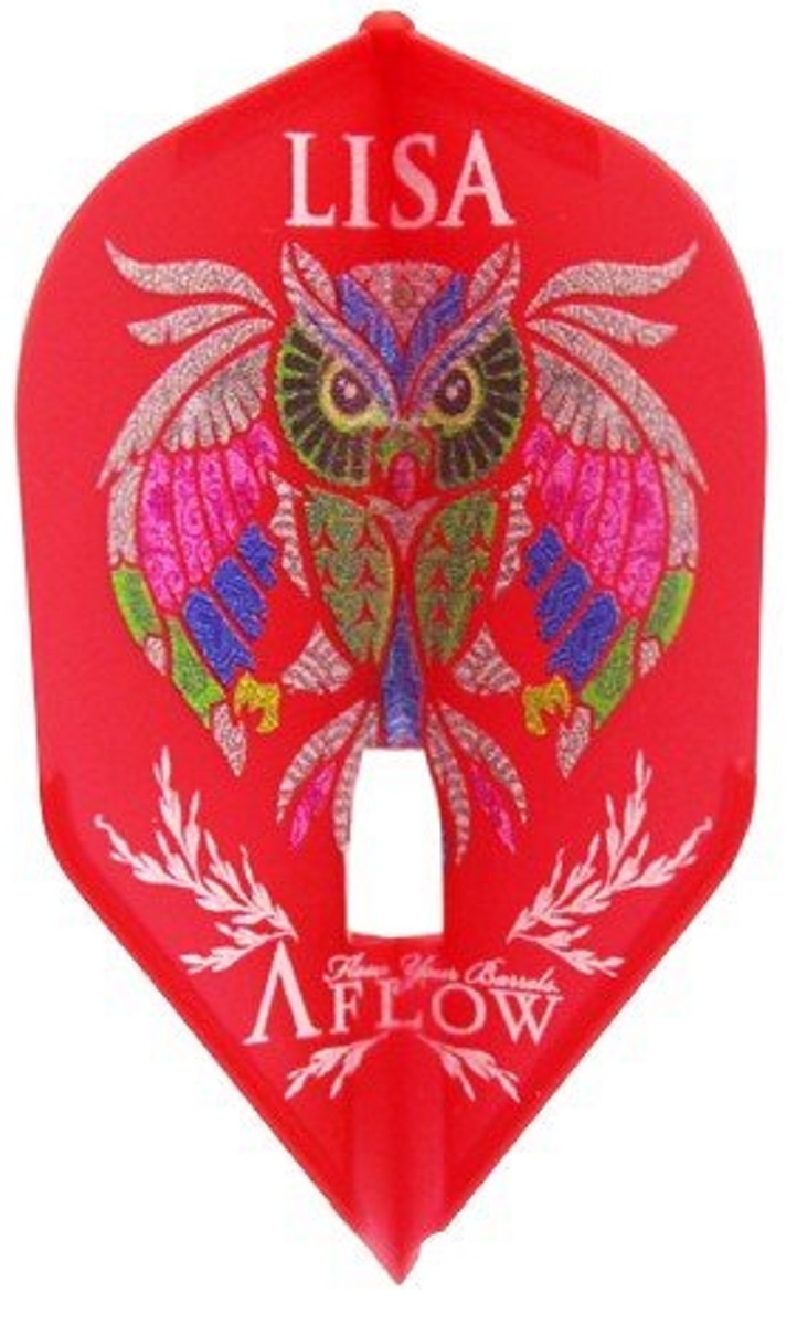 L-Style Signature Flights Pro DYNASTY L-Flight PRO LISA Shape L3 Flights | Red | DY-02-11-101