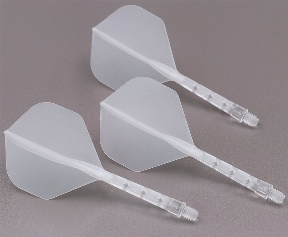 Cuesoul Dart Flight/Shaft ROST T19 Flight Transparent Standard Flights ...