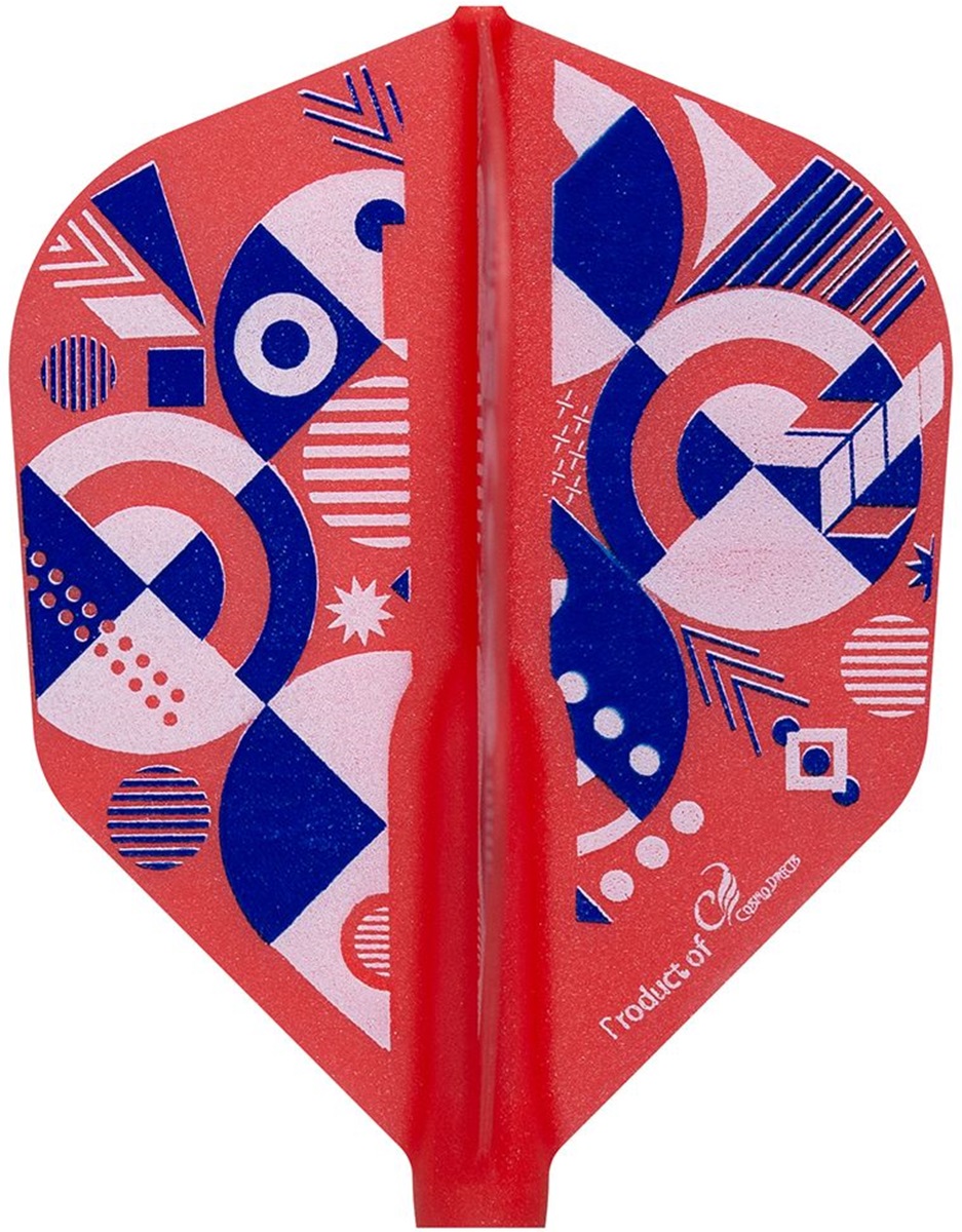 Cosmo Darts Fit Flights Printed Series The Modern Shape Flights | FF-PS ...