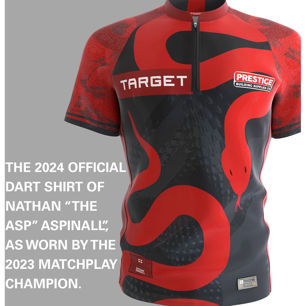 Target Coolplay Collarless Nathan Aspinall 2024 Dartshirt | XXL | TA150877