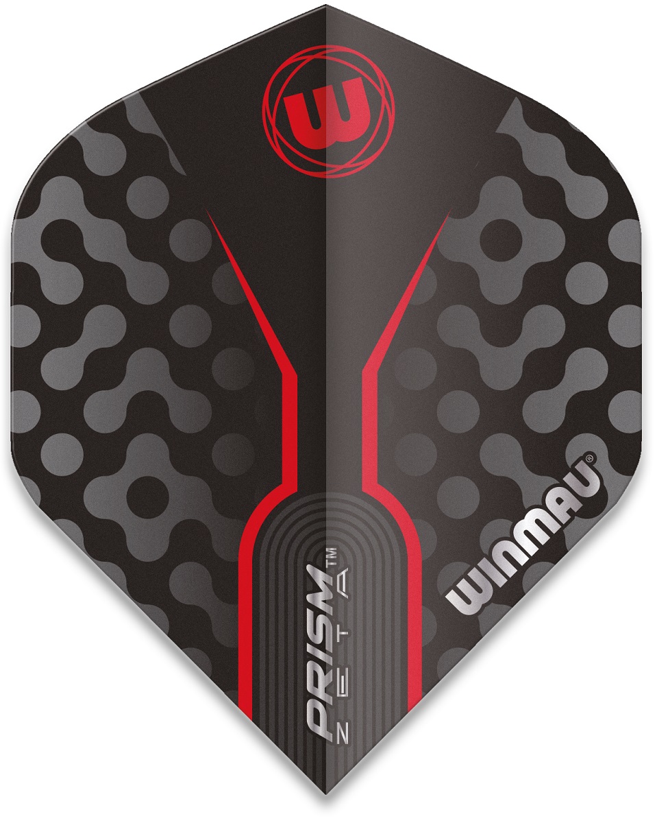 Winmau Prism Flight ZETA 2022 Flights | Schwarz | W6915-306
