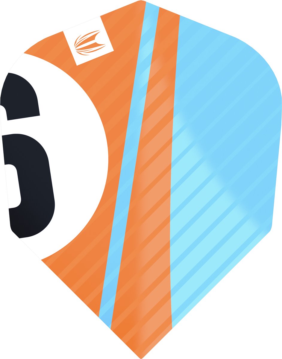 Target Pro Ultra Chicane Orange 3 Set Shape No6 Flights | TA337214