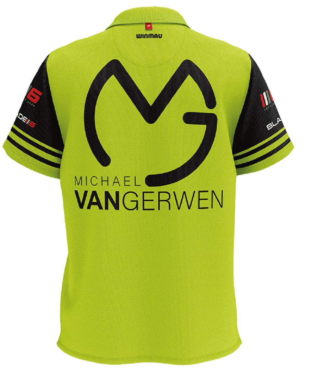 Winmau Pro-Line Dart Shirt Michael van Gerwen MvG S-4XL Shirts | M ...