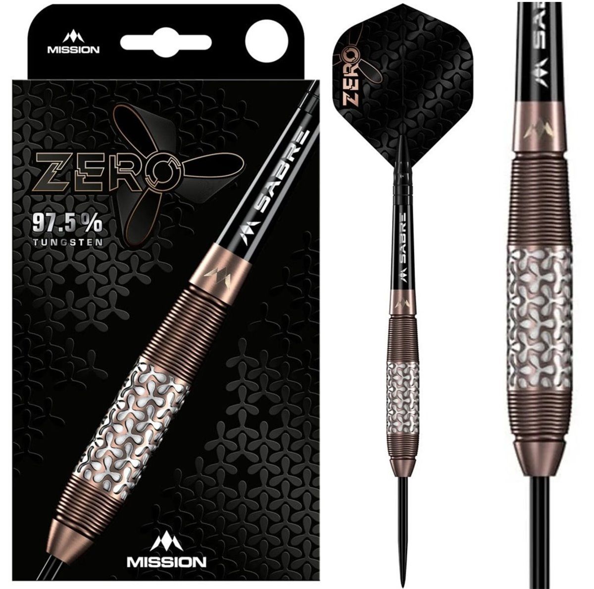 Mission Zero 97,5% Steeldarts 24/26/28/30 Gramm Steeldarts | 24 | M001515