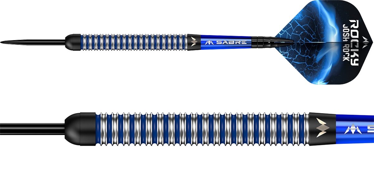 Mission Josh Rock 95% Tungsten Black & Blue PVD Steeldarts 22/24/26/28 ...