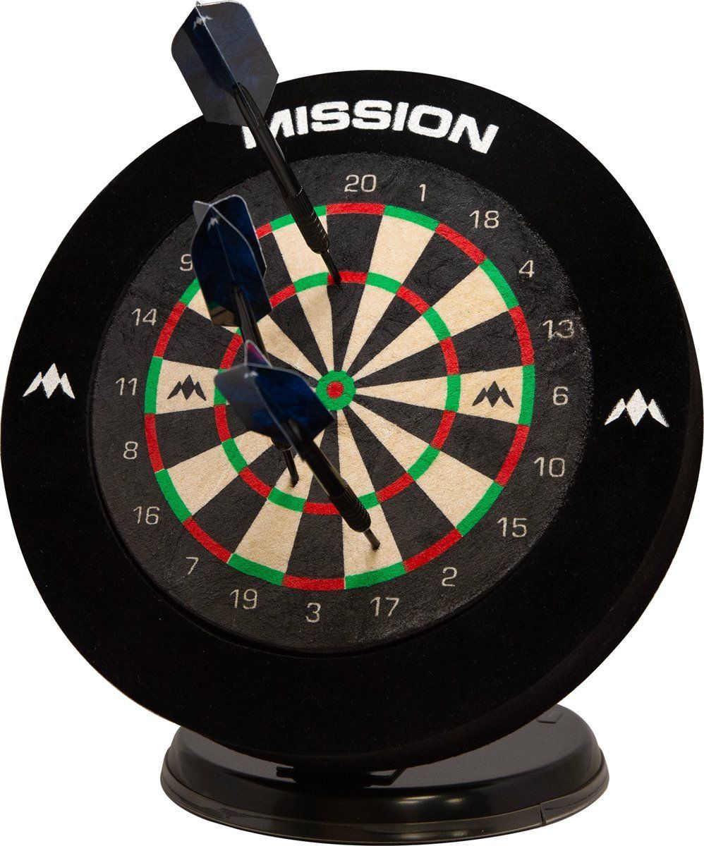 Mission Mini Dartboard incl. 6 Darts Bristle Board | M001725